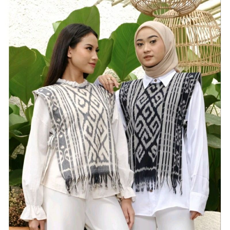 Jual BATIK TENUN TORA VEST TENUN TROSO-ROMPI TENUN MOTIF NTT NTB ...