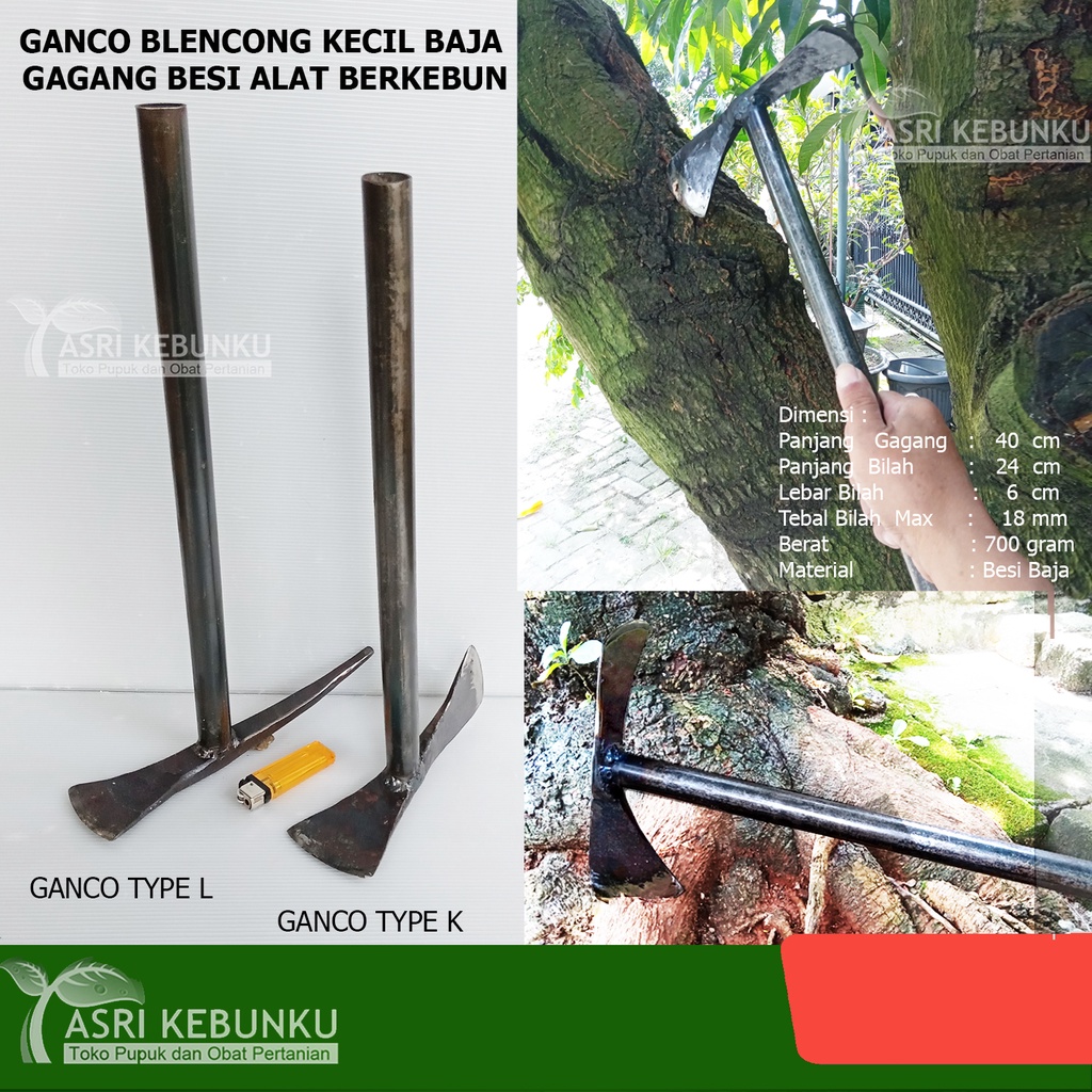 Jual Blencong Belencong Ganco Cangkul Kecil Baja Gagang Besi Alat ...