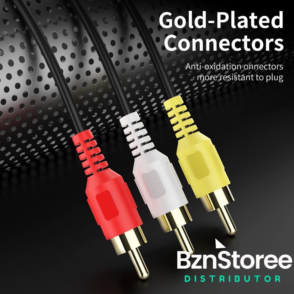 Jual Kabel set top box - Kabel rca /kabel 3 Rca To 3 Rca / Kabel Rca ...