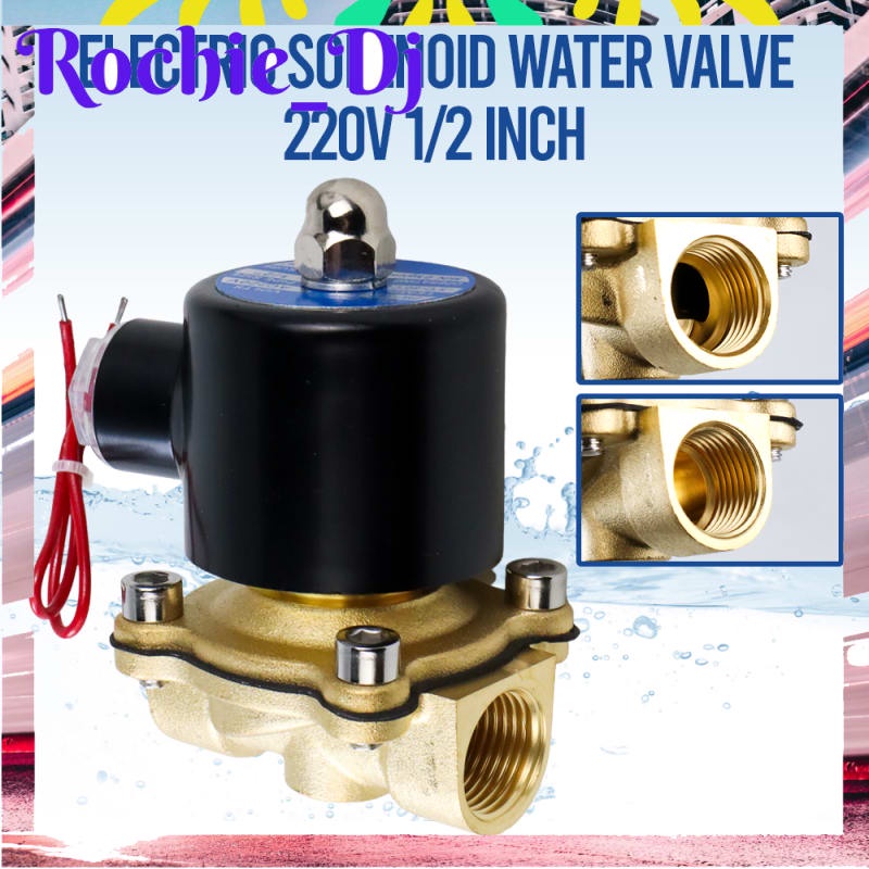 Jual ELECTRIC SOLENOID WATER VALVE 220V 1/2 INCH - 2W-160-15 | Shopee Indonesia