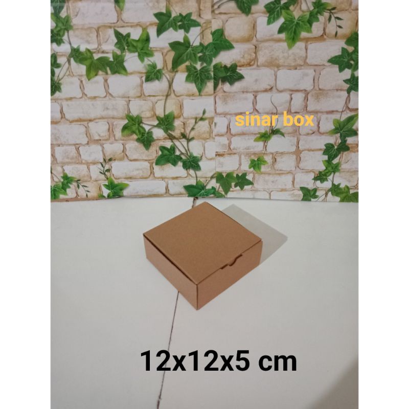 Jual KARDUS UK. 12x12x5 CM....DIE CUT KARTON BOX UNTUK KOTAK BAJU ...