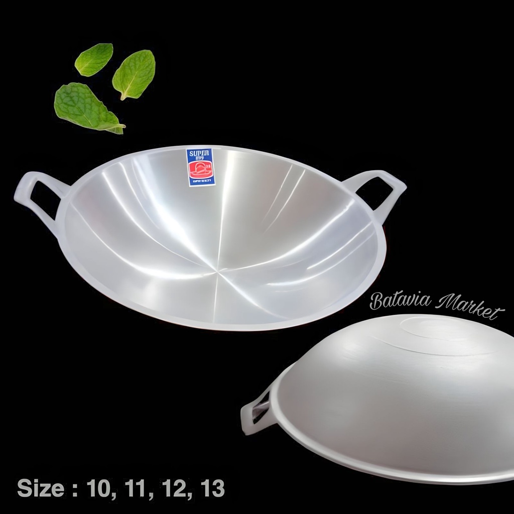 Jual Wajan/Kuali Penggorengan Kualitas Super No 10/11/12/13 | Shopee ...