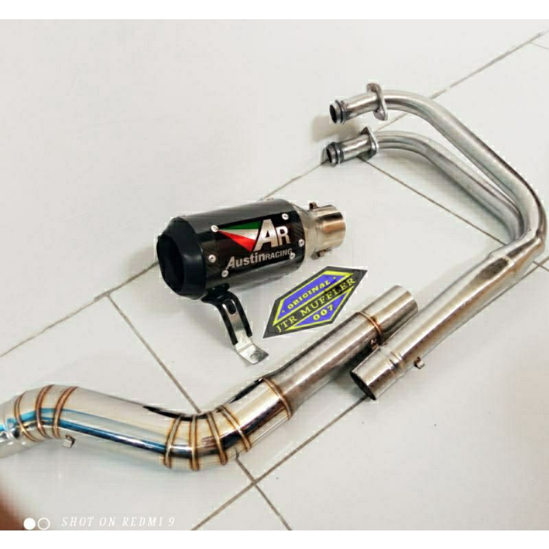 Jual Big elbow full system for MT25 / R25 CBR 250 pipe Stainless steel ...