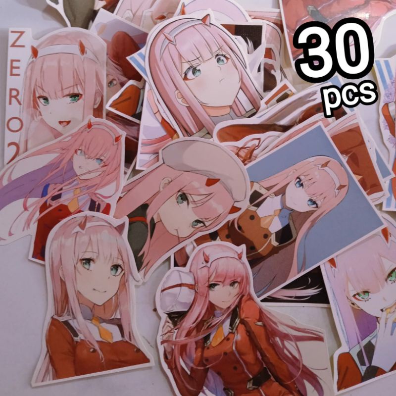 Jual Stiker Zero Two Anime Darling in the Franxx Sticker Waifu | Shopee ...