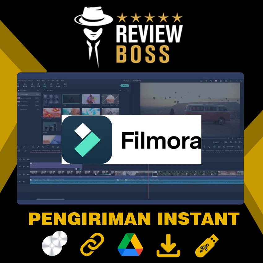 Jual APLIKASI WONDERSHARE FILMORA 10 X FULLPACK WINDOWS MAC OS LIFETIME ...
