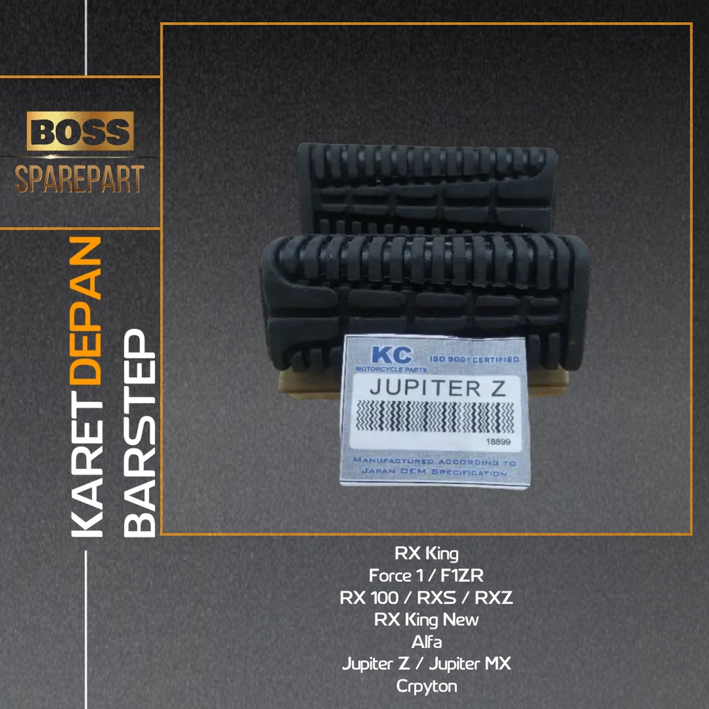 Jual Karet Barstep Depan Jupiter Z MX Vega R F1ZR Bar Step Injakan Kaki ...