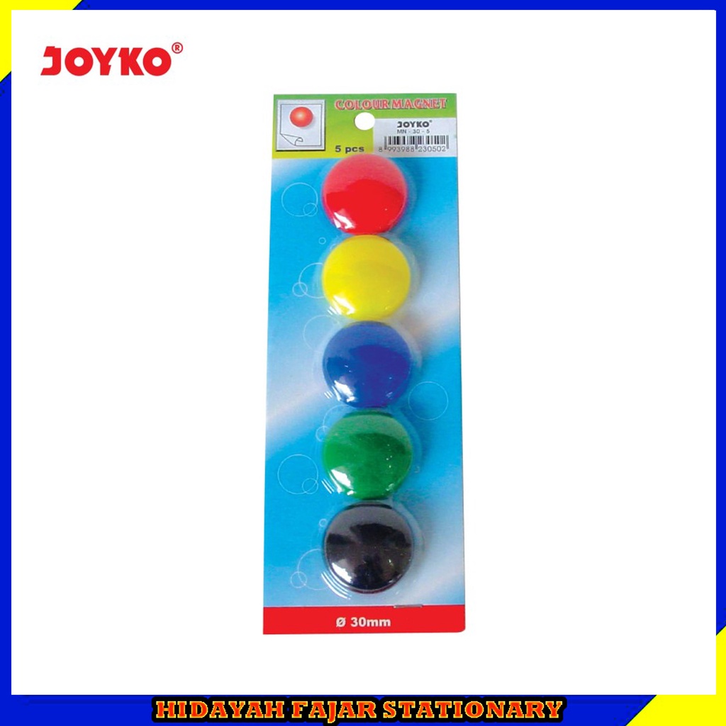 Jual Magnet Warna / Magnet Papan Tulis Joyko MN-30-5 | Shopee Indonesia