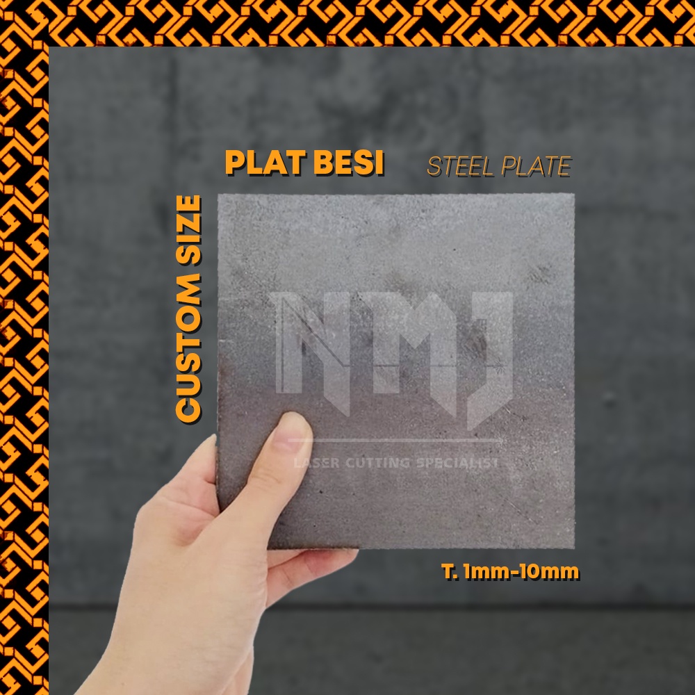 Jual Plat Besi Custom - Laser Cutting Plat Besi Lubang | Shopee Indonesia