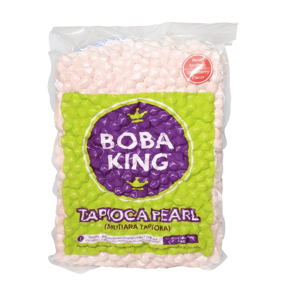 Jual Boba King Tapioca Pearl | Strawberry 1 Kg | Shopee Indonesia