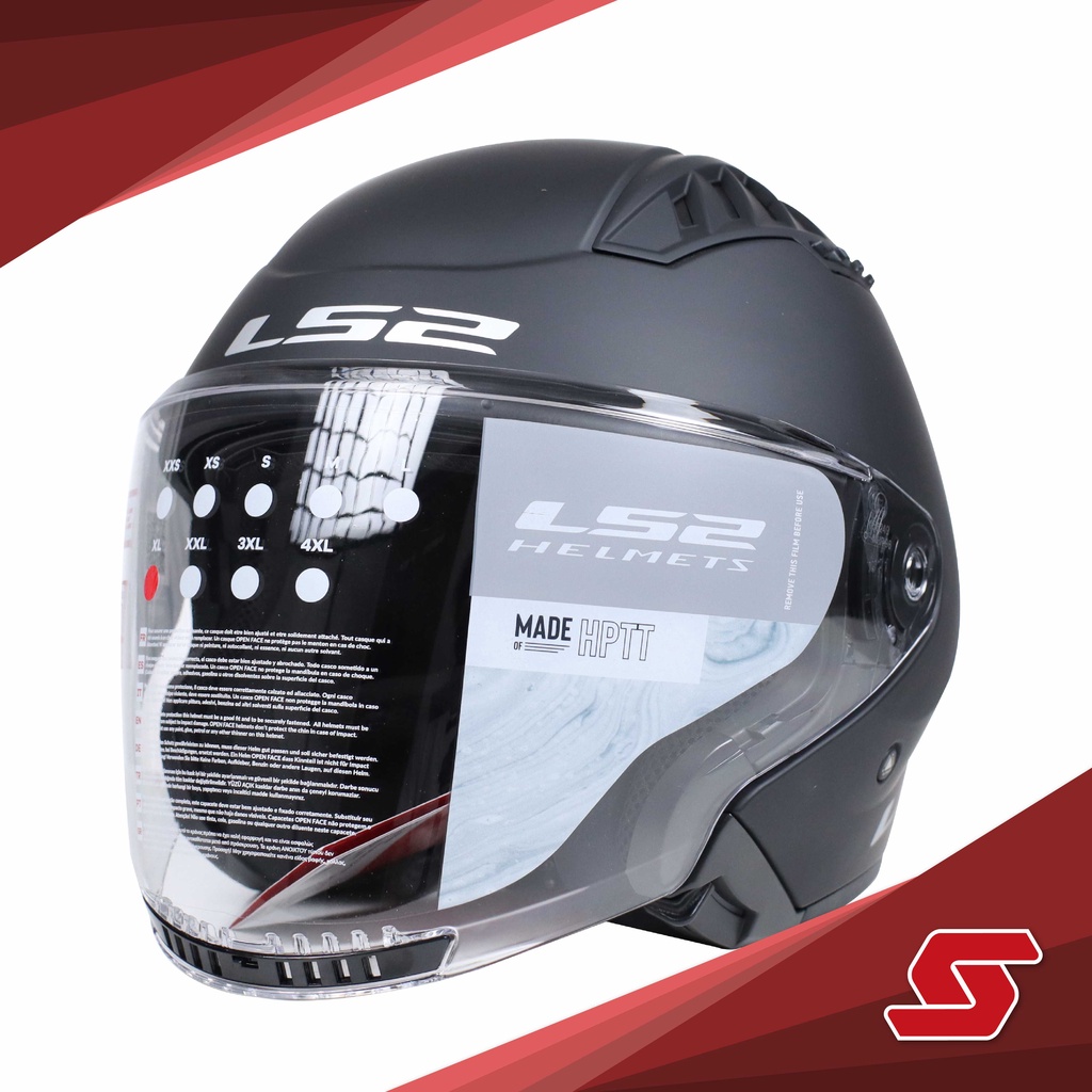 Jual Helm LS2 OF600 Copter Matt Black | Shopee Indonesia