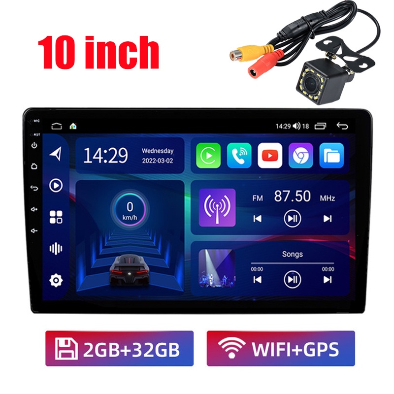 Jual 7 /9 /10 Inch Car Android 12 Navigasi 2+32G/4G+32G IPS Screen Head Unit For TOYOTA Daihatsu ...