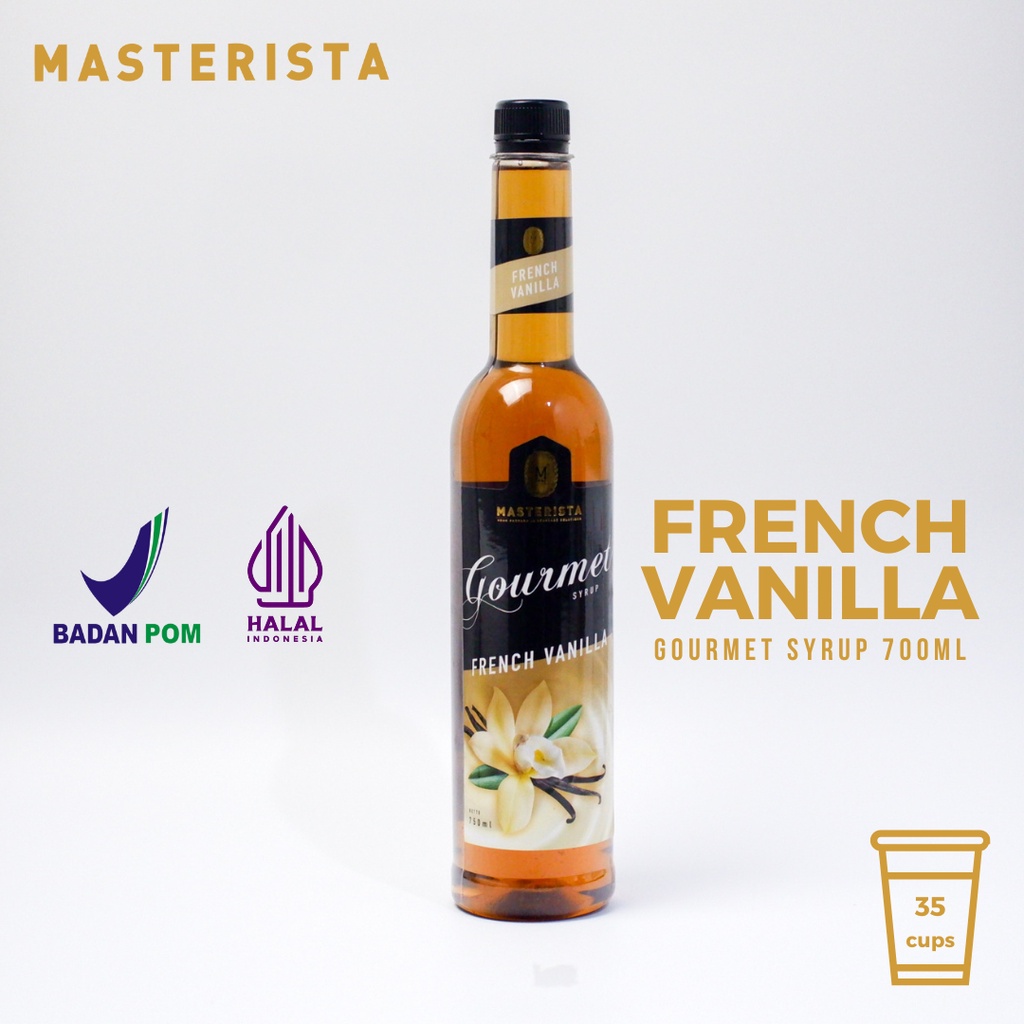 Jual Masterista Sirup French Vanilla 750 ml | Shopee Indonesia