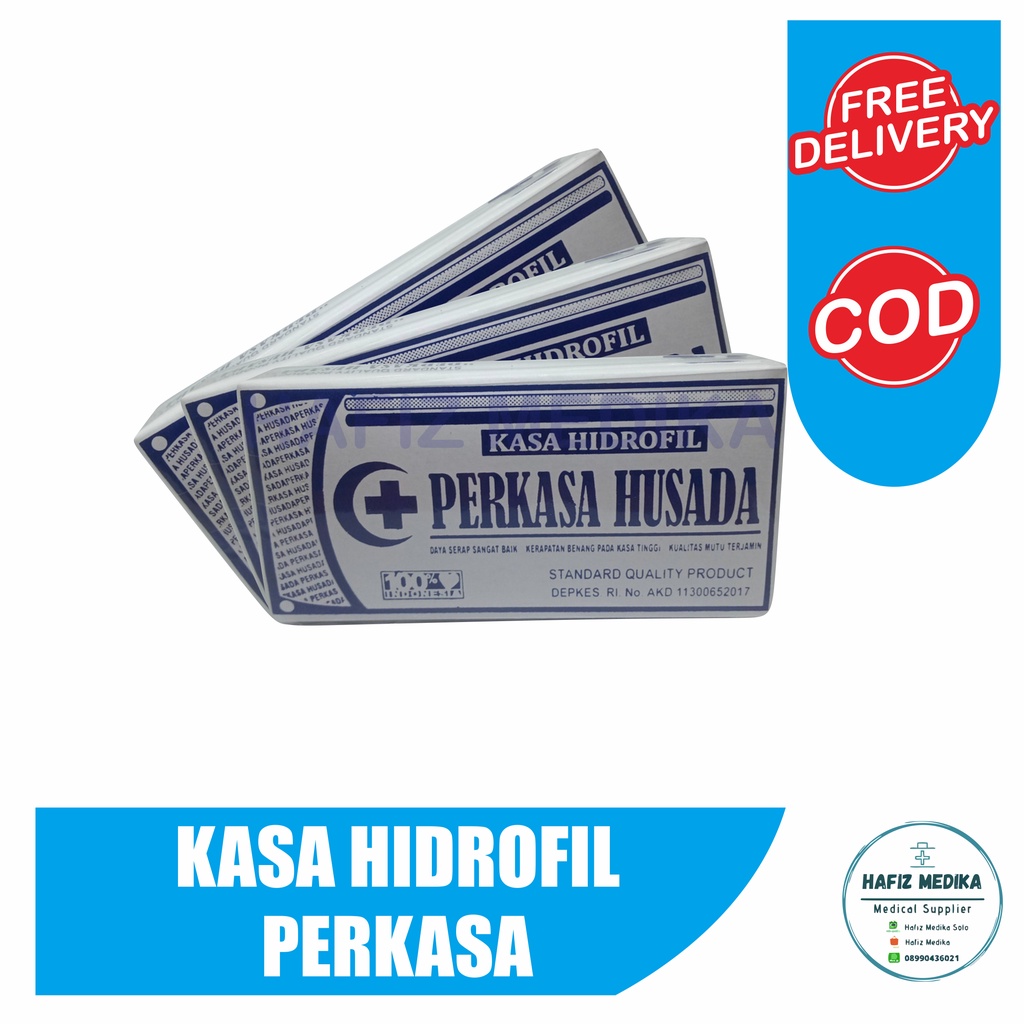 Jual [ ECER 1 BOX ] Kasa Hidrofil Steril 16x16 perbox isi 10 lembar ...