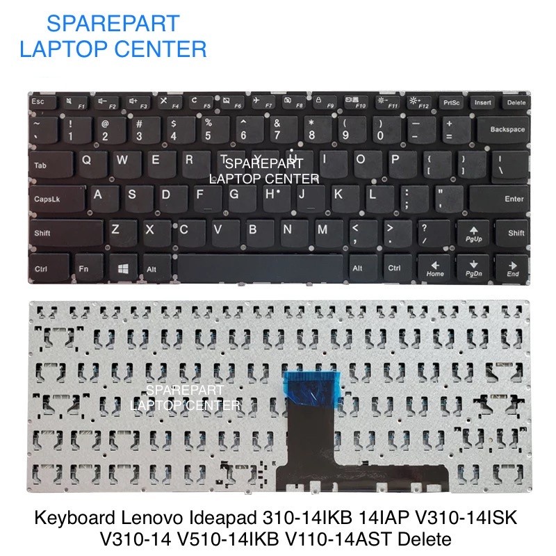 Jual Keyboard Lenovo Ideapad 310-14IKB 14IAP V310-14ISK V310-14 V510-14 ...