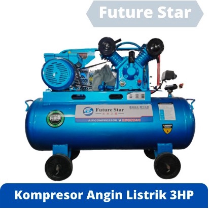 Jual KOMPRESOR ANGIN 3 HP / KOMPRESOR ANGIN LISTRIK 2 PISTON V-0.28/8 ...