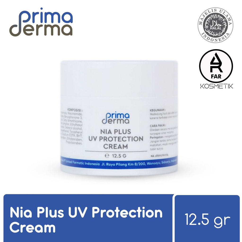 Jual Primaderma Nia Plus UV Protection Cream besar | Shopee Indonesia
