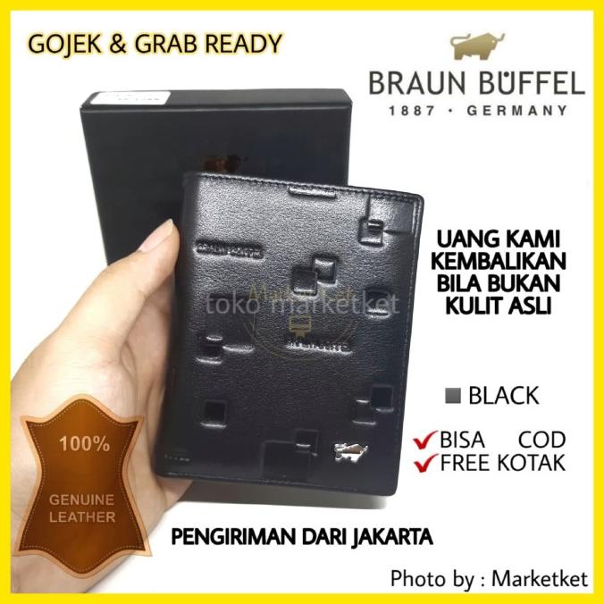 Jual Dompet Pria Kulit Asli Braun Buffel 01 05 Model Berdiri Lipat ...