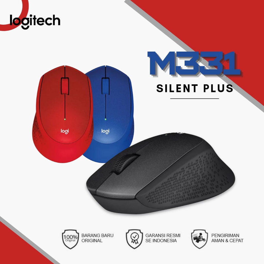 Jual Mouse Wireless Logitech M331 Silent | Shopee Indonesia