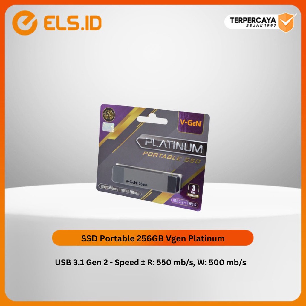 Jual SSD Portable 256GB Vgen Platinum | Shopee Indonesia