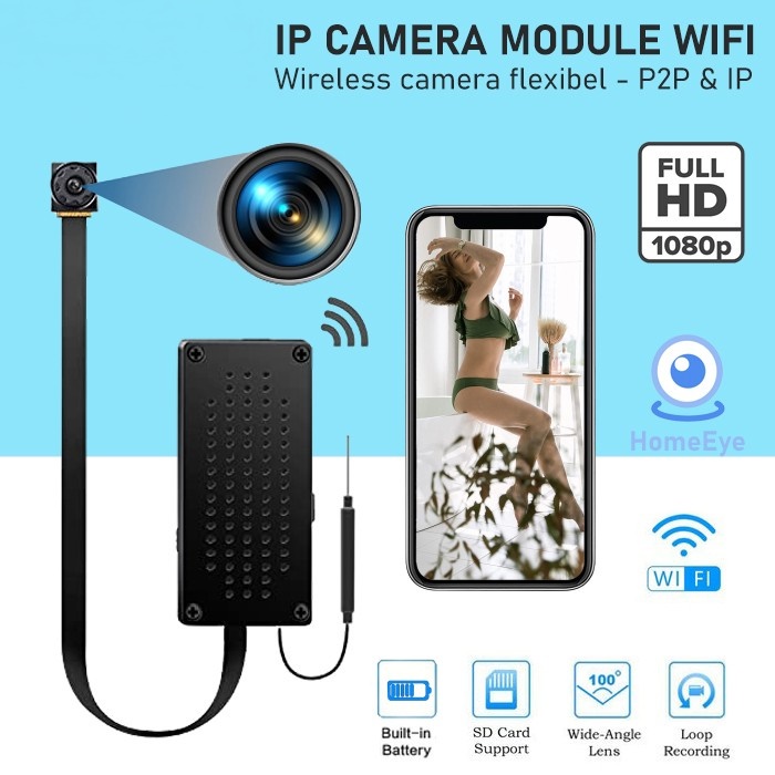 Jual IP Camera Module Wireless - Camera Ultra Small Mini Flexible HD ...