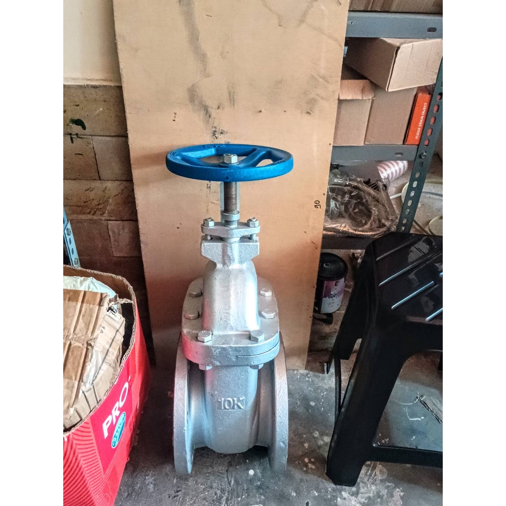Jual gate valve 6 inch 10k kitz gate valve 6" kitz cast iron | Shopee ...