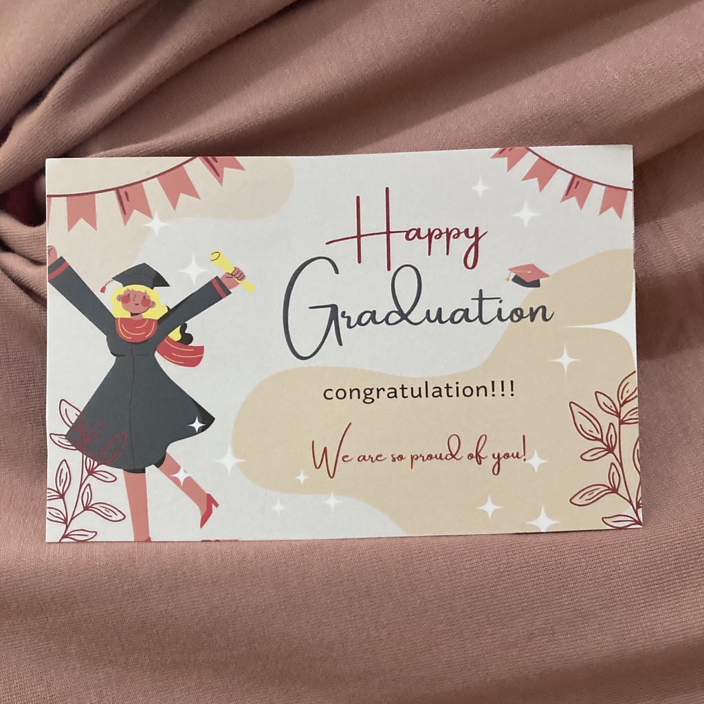 Jual kartu ucapan untuk buket |kartu ucapan happy birthday | kartu ...