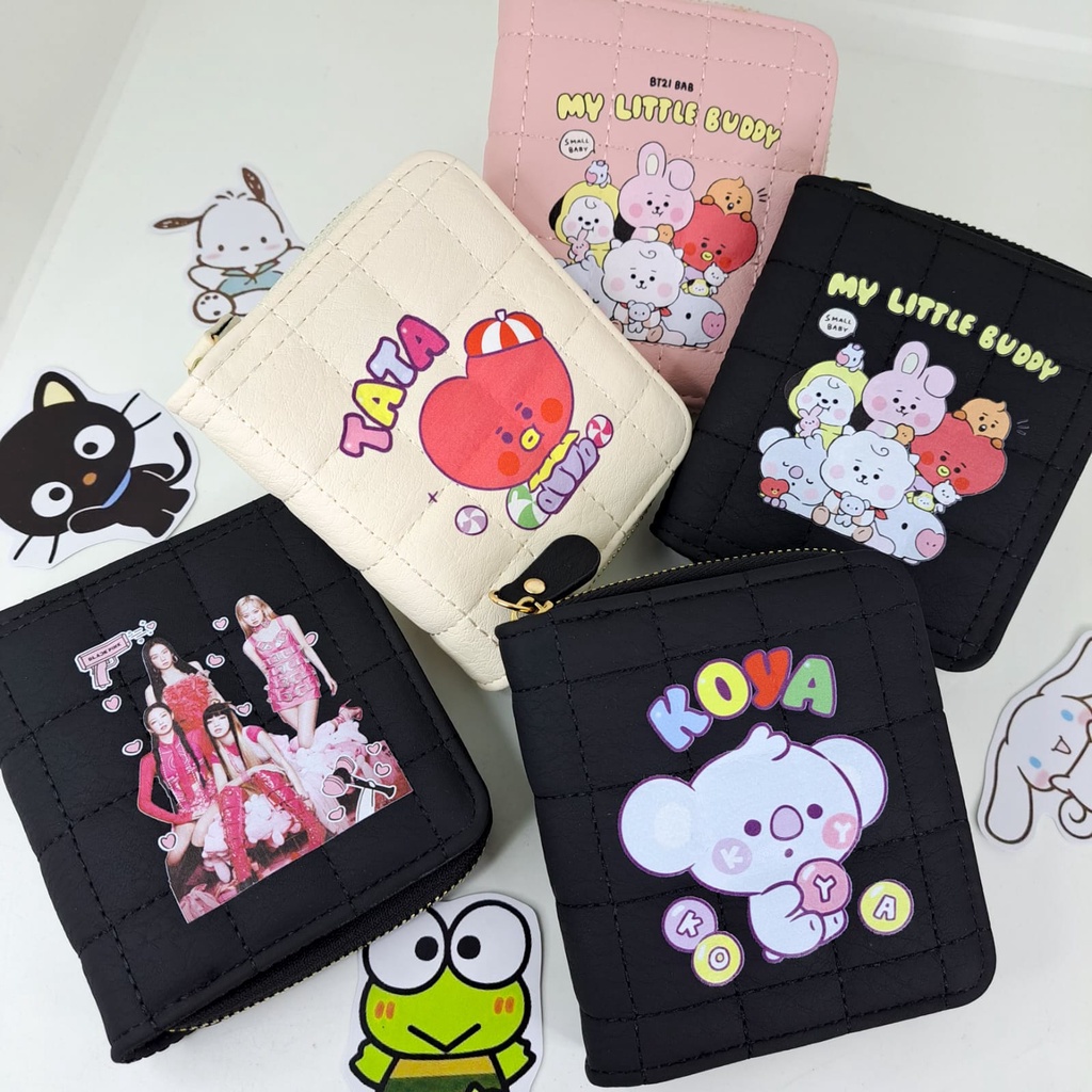 Jual Dompet Kpop BT21 Blackpink BTS NewJeans Treasure Chimmy Mang ...