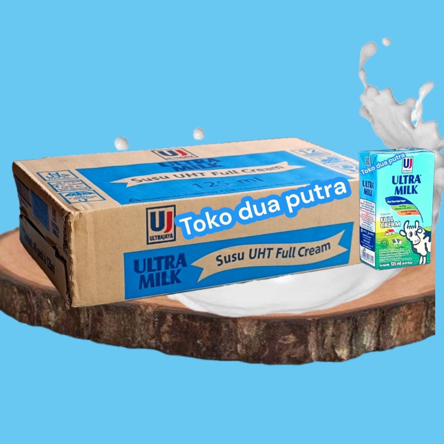 Jual Ultra milk full cream UHT 125 ml X 40 pcs (NEW) 1 karton | Shopee Indonesia