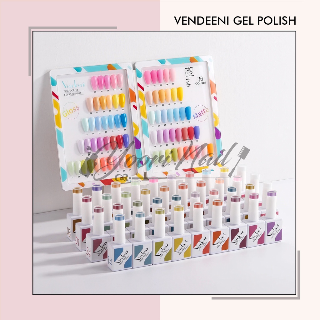Jual Vendeeni gel color JUAL ECER (01-20) vendeeni nail gel polish ...