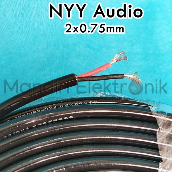 Jual Kabel Serabut NYY 2x0.75 2x0,75mm Kabel Audio Serabut isi 2 per Meter - Kabel Listrik ...