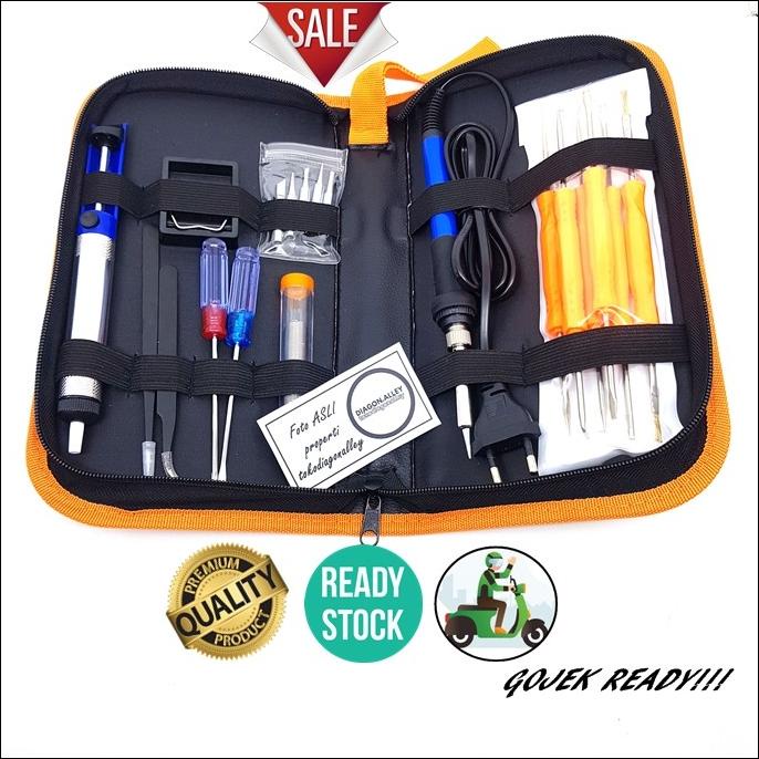 Jual Solder Listrik 60 Watt Paket Set Kit Lengkap Tas 220v | Shopee Indonesia