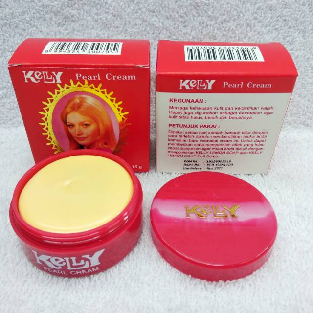 Jual Kelly INDONESIA 15 gr / ORIGINAL 100% Kelly Pearl Cream 15 gr ...