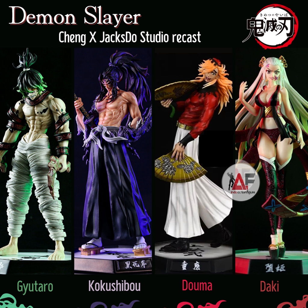 Jual Statue Demon Slayer Villain Daki Gyutaro Kokushibou Muzan Douma ...