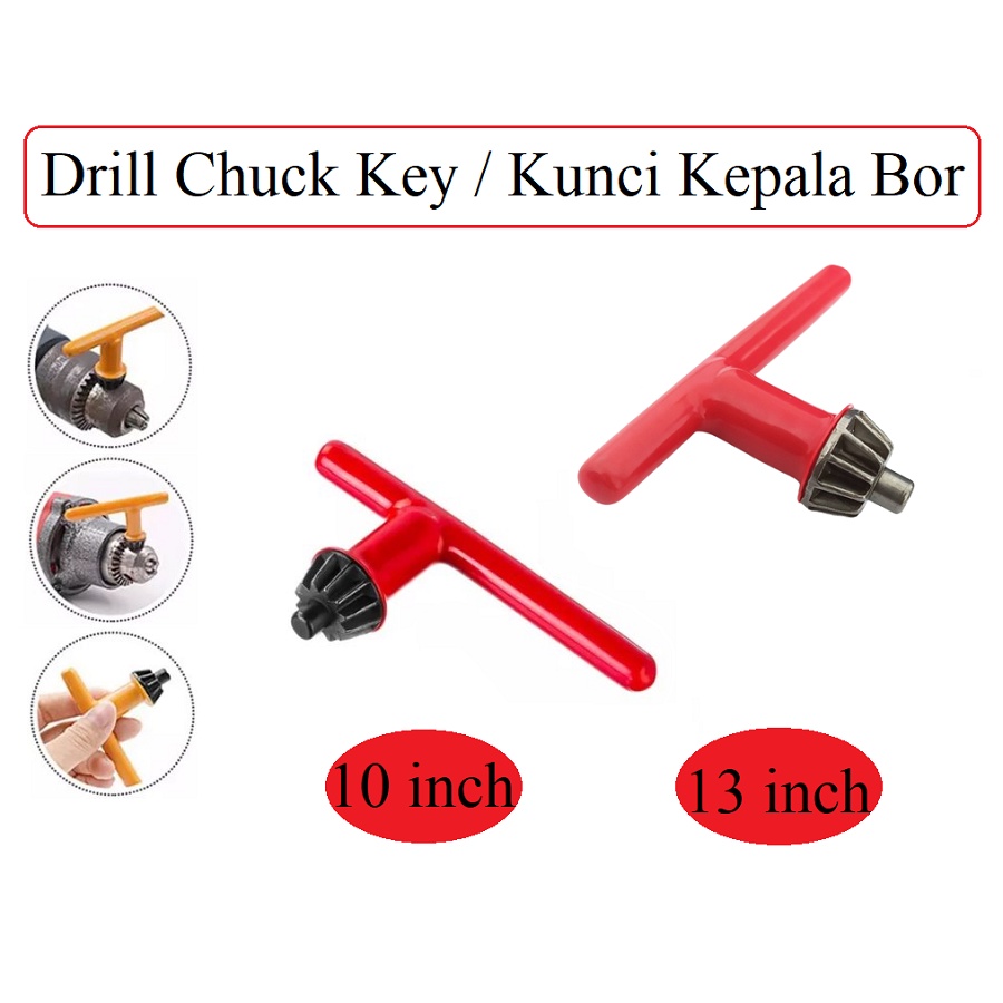 Jual Kunci Kepala Bor Key For Drill Chuck 10mm 13mm Kunci Kepala Bor 10 ...