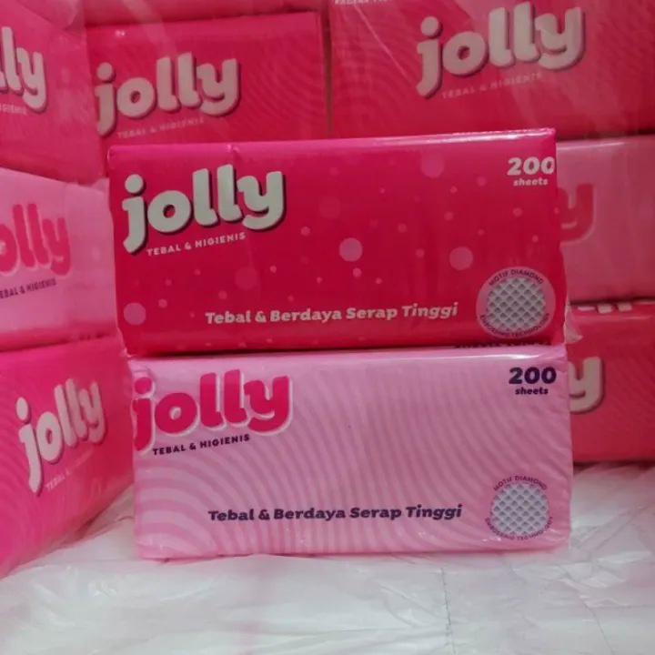 Jual JOLLY 200 SHEET nice tissue tisu tissu Murah Jumbo besar Ruang ...