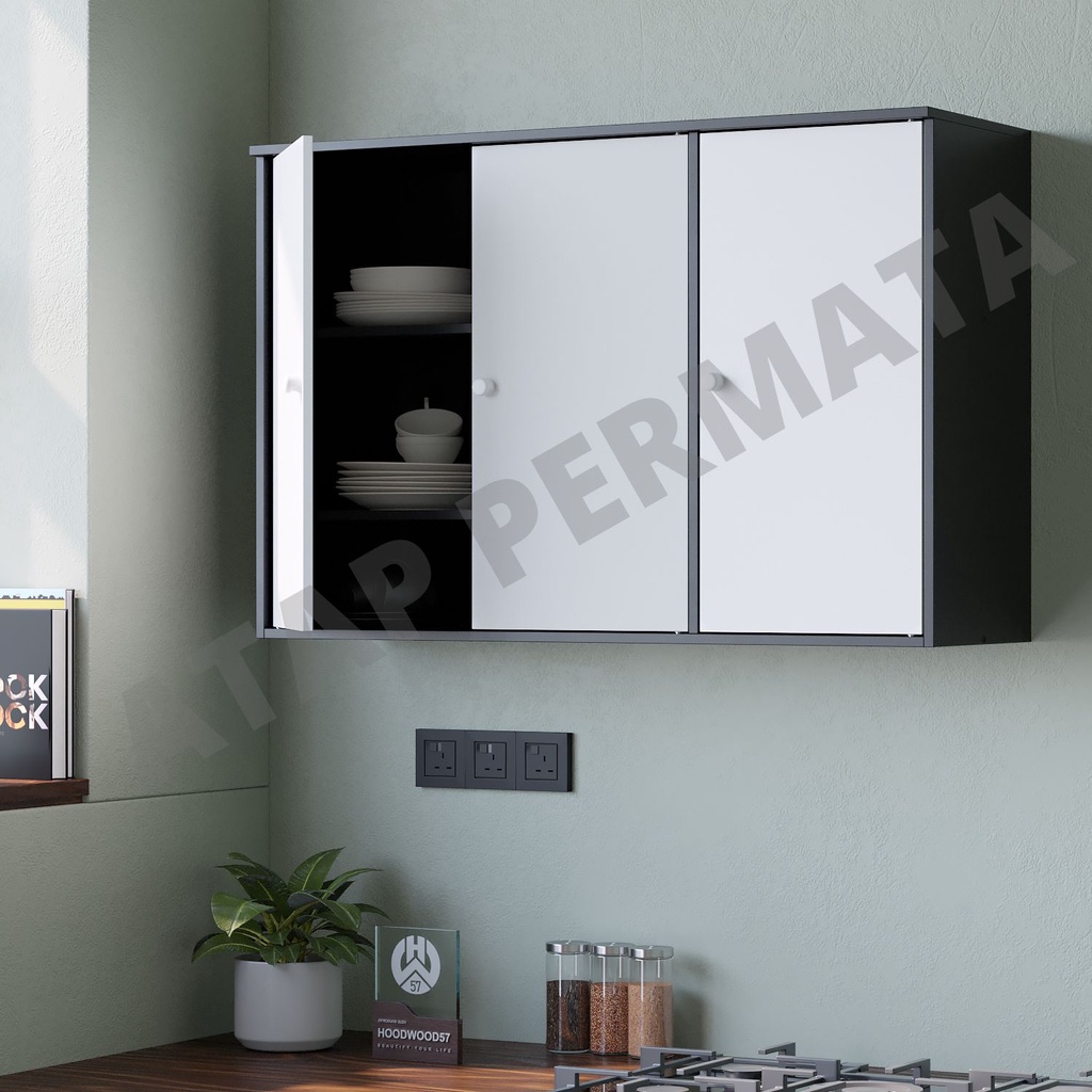 Jual Kitchen Set Atas 3 Pintu Kitchen Set Minimalis rak Dapur serbaguna ...