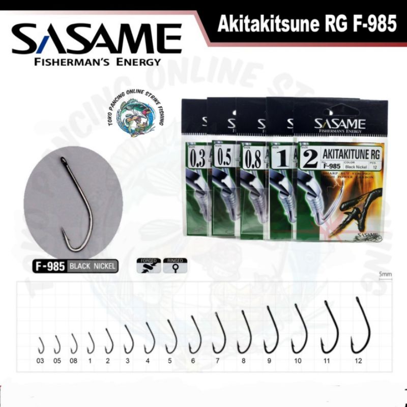 Jual KAIL PANCING SASAME AKITAKITUNE RG F-985 BERLUBANG | Shopee Indonesia