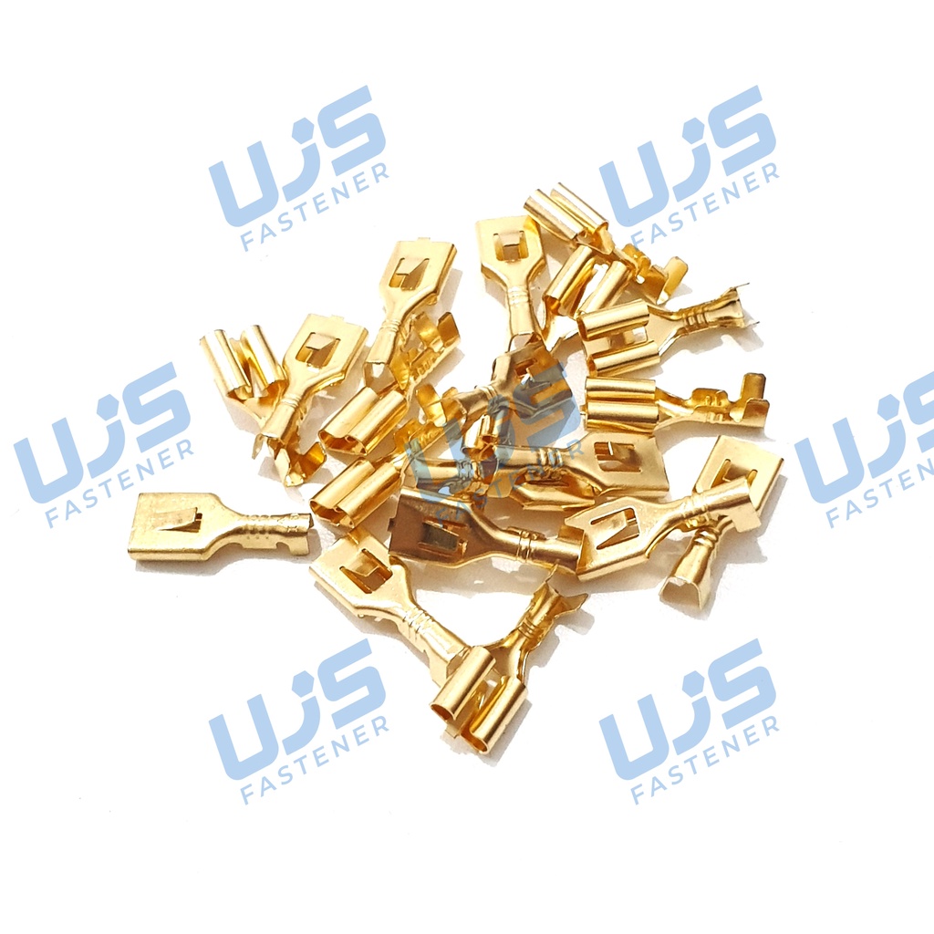 Jual Konektor Sekun Terminal Kabel Skun Gepeng Besar Female Cewe ...