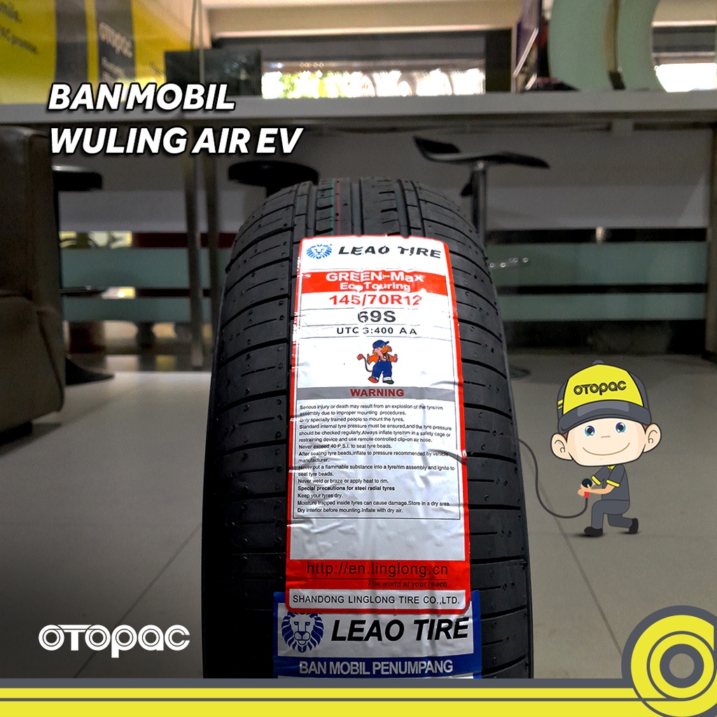 Jual Ban Mobil Wuling Air EV 145/70 R12 Greenmax ecotouring | Shopee ...