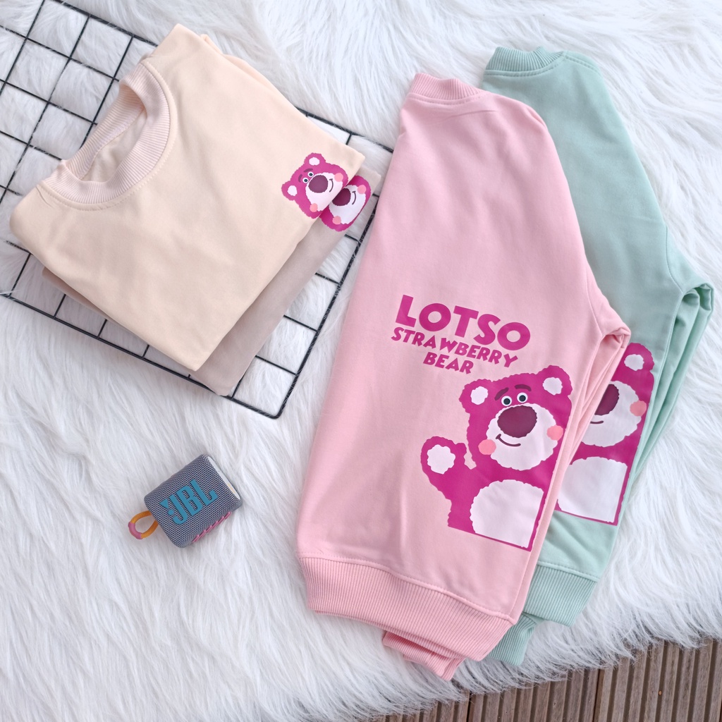 Jual Sweater Strawberry Lotso - Cute Style Sweatshirt Wanita Terbaru ...