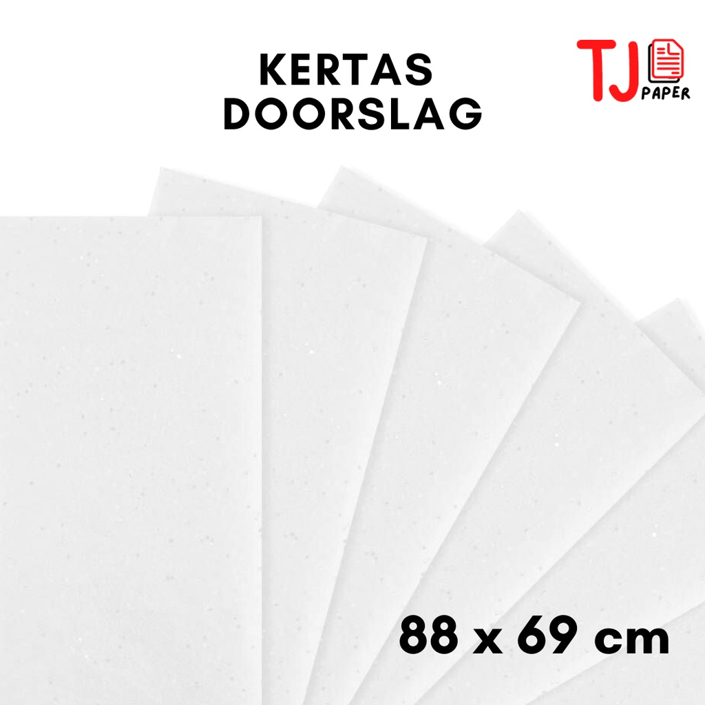 Jual (100 lembar) 88x69 Kertas Duslak / Doorslag Paper Putih - Bungkus ...