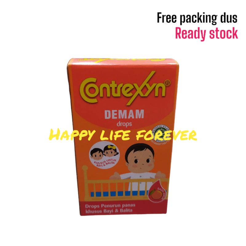 Jual Contrexyn Demam Drops - Penurun Panas Bayi & Balita - Rasa Jeruk ...