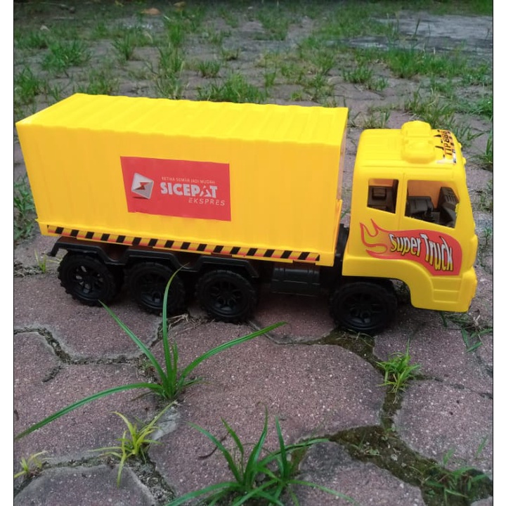 Jual Mainan Anak Truck Box Expedisi Ukuran Besar TTP 888A /Mainan Anak ...