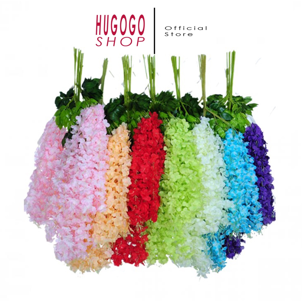 Jual Bunga Wisteria Gantung Jumbo Tanaman Artifisial Untuk Dekorasi ...