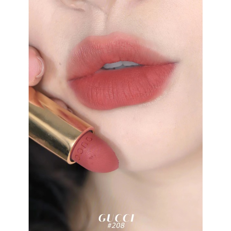 Jual GUCCI lipstick matte 3.5g/GUCCI matte lipstik Rouge a Levres 1.8gr ...
