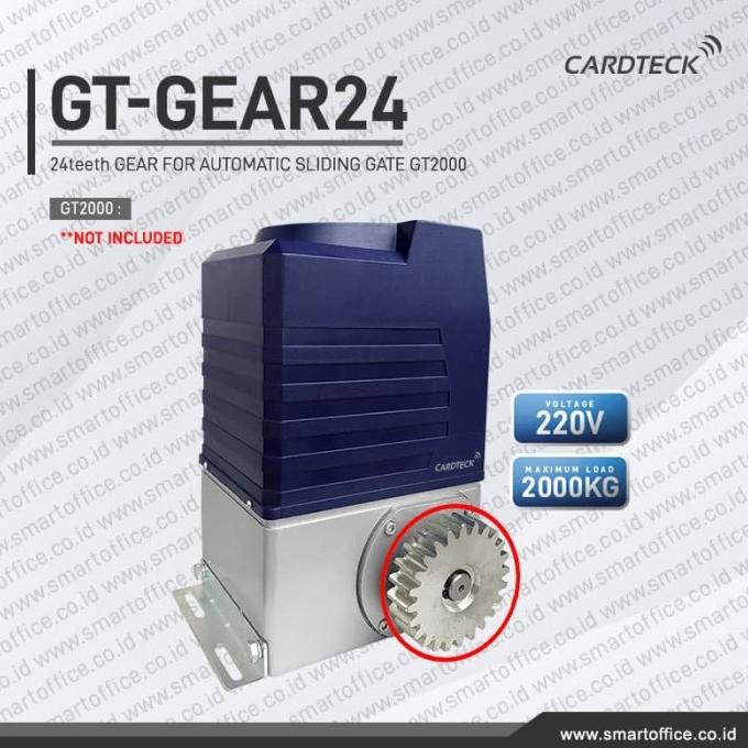 Jual Metal Gear 24T Mesin Automatic Sliding Gate Cardteck Gt2000 Series ...