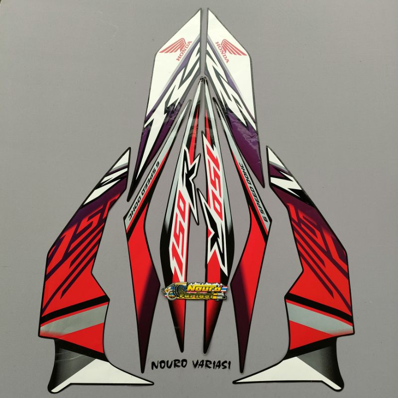 Jual striping honda sonic 150 r 2018 2019 merah hitam ungu Philipina rs ...