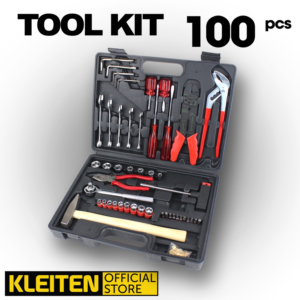 Jual Tool Kit Set 100 Pcs - Toolkit Set - Tools Kit Koper Lengkap ...