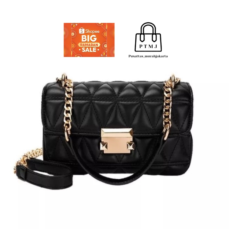 Jual ( COD ) Tas wanita bahu claresta bag sling bag full acsessories ...