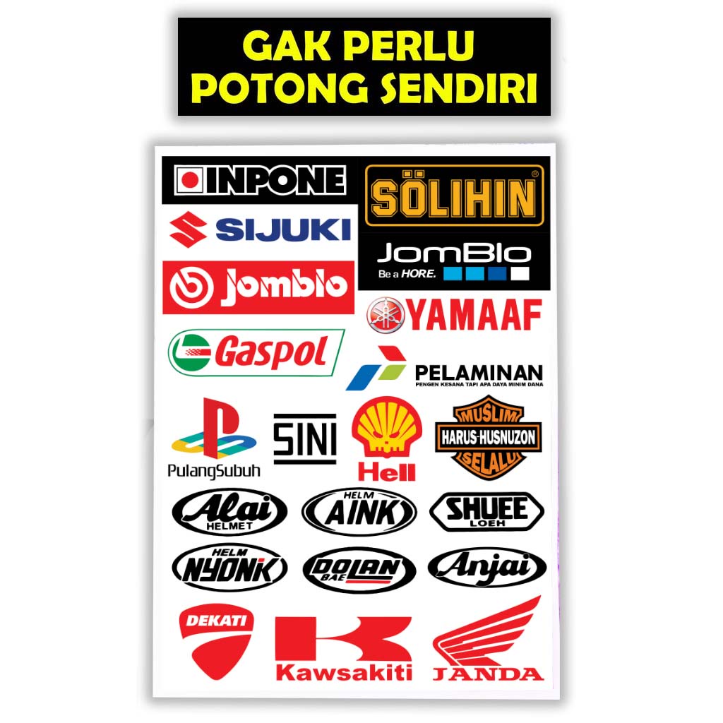 Jual Stiker Motor, Sticker Motor, Stiker Motor Keren, Stiker Racing ...